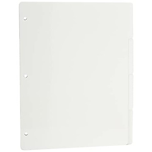 Tabbed Rubber Stamp Storage Panels 4/Pkg 8.5"X11"-