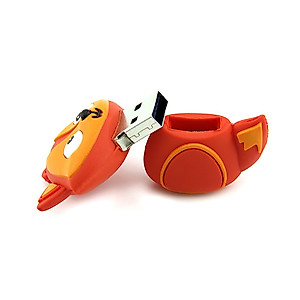 QICAIHU Novelty Fox Shape Design 64B USB 3.0 Flash Drive Cute Memory Stick Thumb Drive Data Storage Pendrive Cartoon Jump Drive Gift