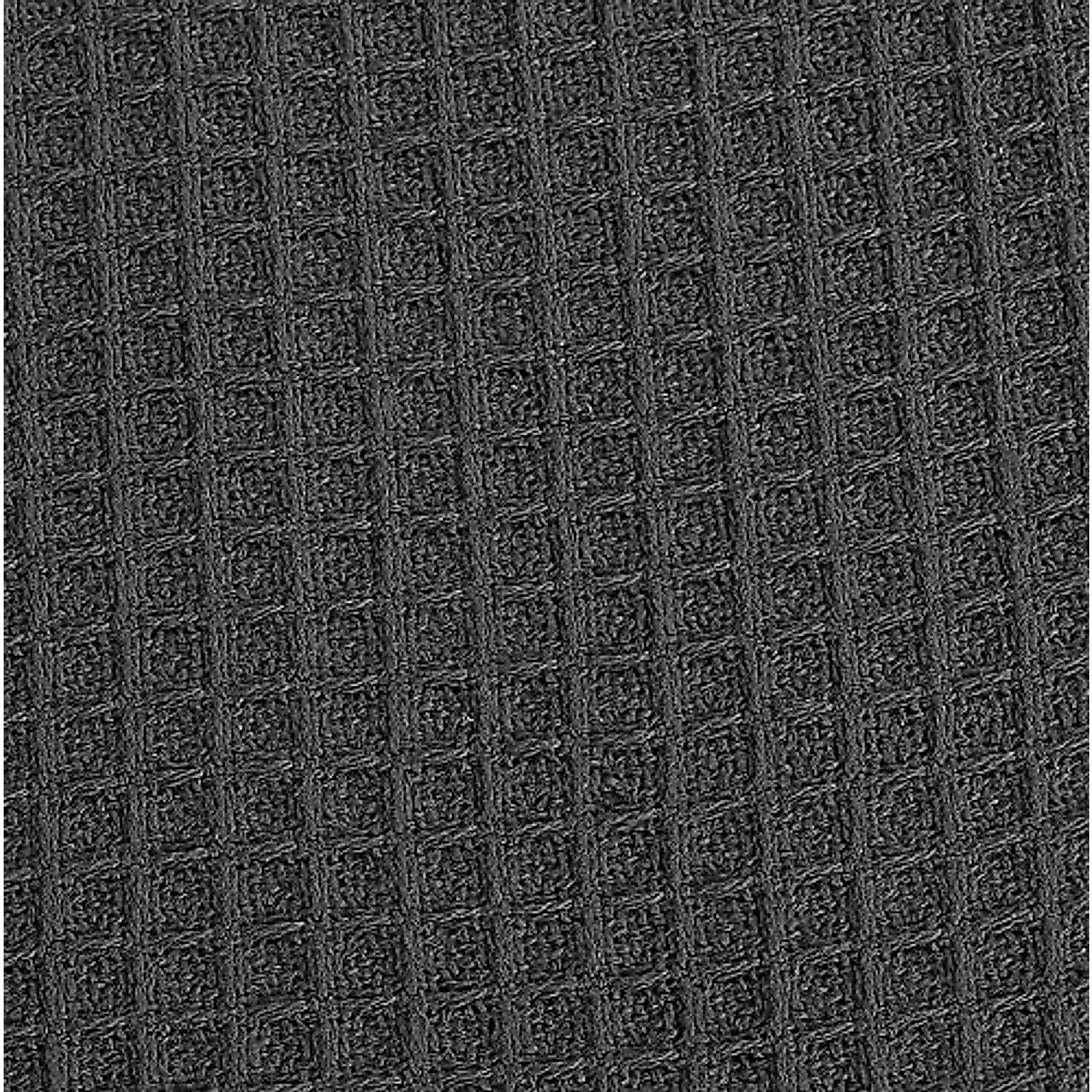 WOVEN ST. Throw Cotton Bedspread - Traditionally Woven - 50 x 60 Inches Throw Over Blankets - 100% Cotton Bed Blankets for Couch, Chair, Bed - Soft, Cozy & Comfortable - Charcoal