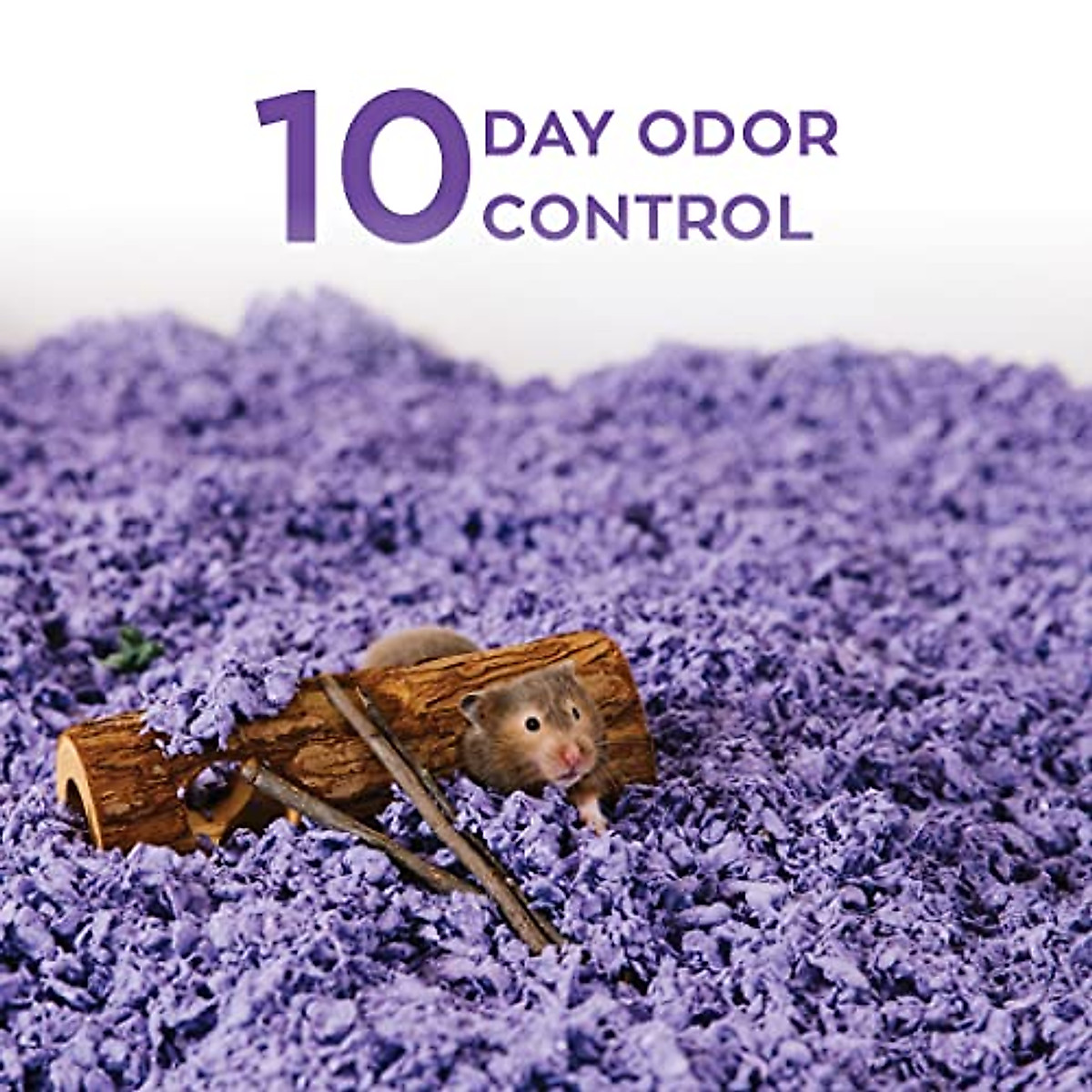 carefresh 99% Dust-Free Purple Natural Paper Small Pet Bedding with Odor Control, 23 L