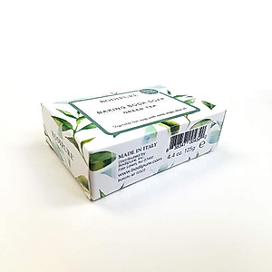 Bodipure Green Tea Bar Soap - Refreshing and Moisturizing Soap For Face and Body - With Olive Oil and Baking Soda 4.4 Ounces, 3 Bars