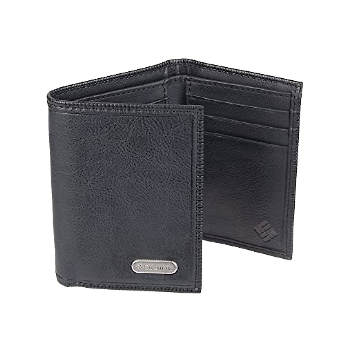 Columbia Men's RFID Leather Wallet Trifold Vertical Security Protection Accessory, -black Joey, One Size