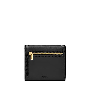 Fossil Women's Avondale Leather Trifold Wallet, Black (Model: SL8292001)