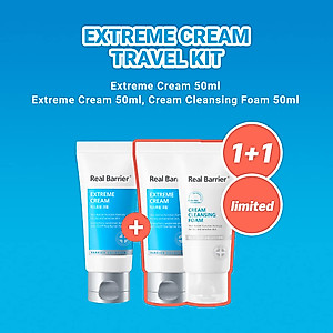 Real Barrier Extreme Cream Special Combo Tube Set |Skin Barrier Repair and Facial Moisturizer for Dry Skin| Facial Cream & Gentle Cleanser | Hydrating Skincare Set | Korean Skincare for Sensitive Skin