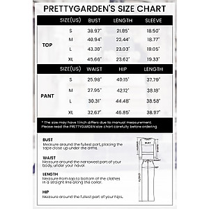 PRETTYGARDEN Women's Winter 2 Piece Sweater Set Casual Pullover Top High Waisted Sweatpants Tracksuit Lounge Outfits (Black,Medium)