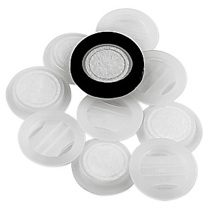CO2 filters for Coffee Container Airtight, Replacement Valves for Coffee Canister, Set of 10 replacement filters and 1 rubber ring