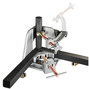 Strong Hand Tools WAC35-SW Strong Hand 3-Axis Fixture Vise with Quick Acting Screw, Two Stand-Offs, Swing Away Arm with 3.75" Miter Joint, 2.45" T-Clearance