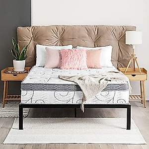 Olee Sleep 12 in Pegasus Euro Box Top Spring Mattress Queen 12SM01Q