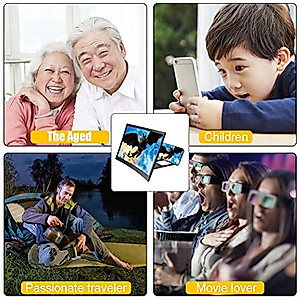 Emoly 12'' 3D Curve Screen Magnifier for Cell Phone, HD Amplifier Projector for Movies, Videos, and Gaming Foldable Phone Stand with Screen Amplifier for iPhone,All Smartphones (Black, 12 inch)