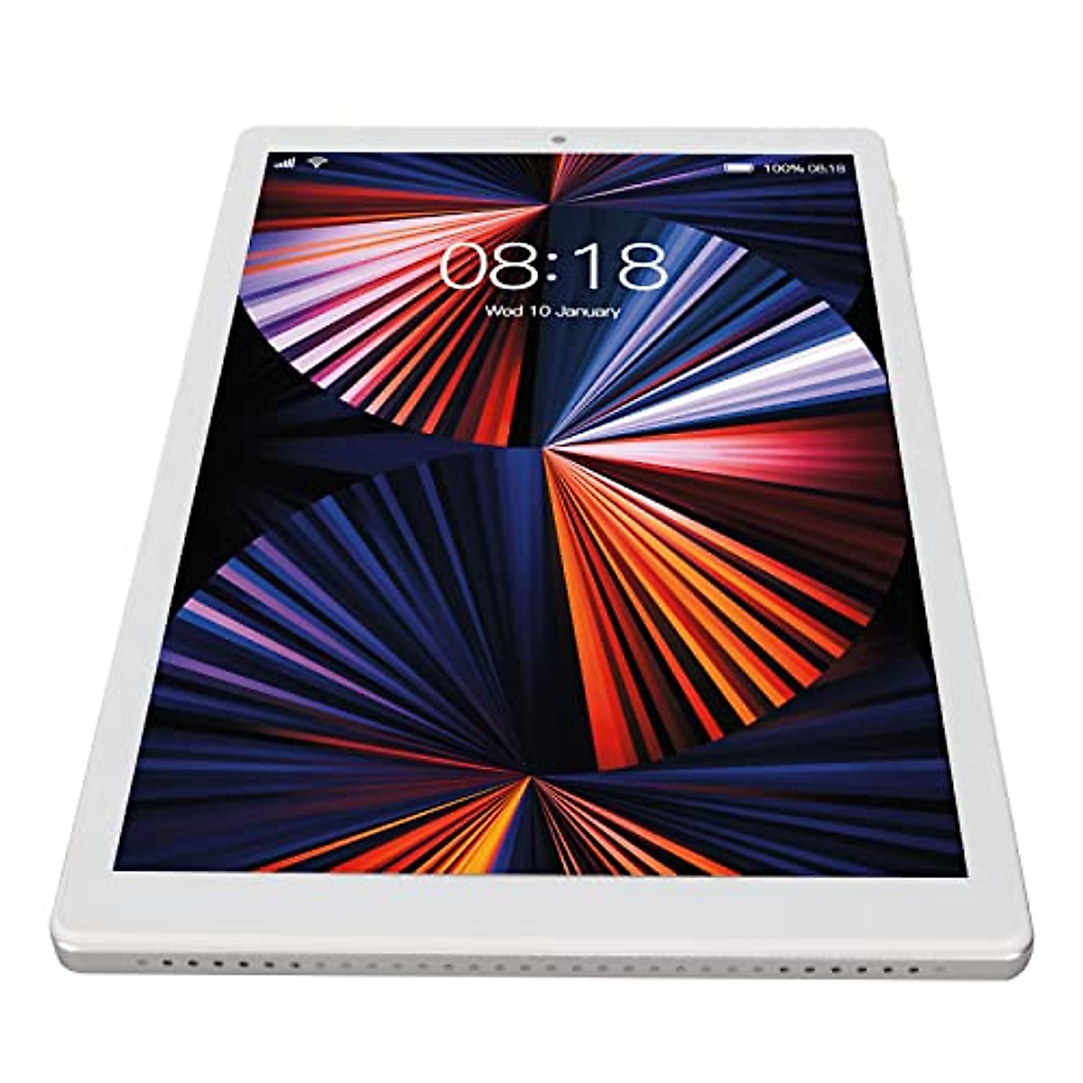 10 inch Tablet, 4GB RAM 64GB ROM 128GB Expandable Storage 1280 x 800 IPS HD Touch Screen Octa Core Tablet for Android 10.0, WiFi 2.4G/5G Dual Band Computer Tablet with Dual SIM Card Slots(Silver)
