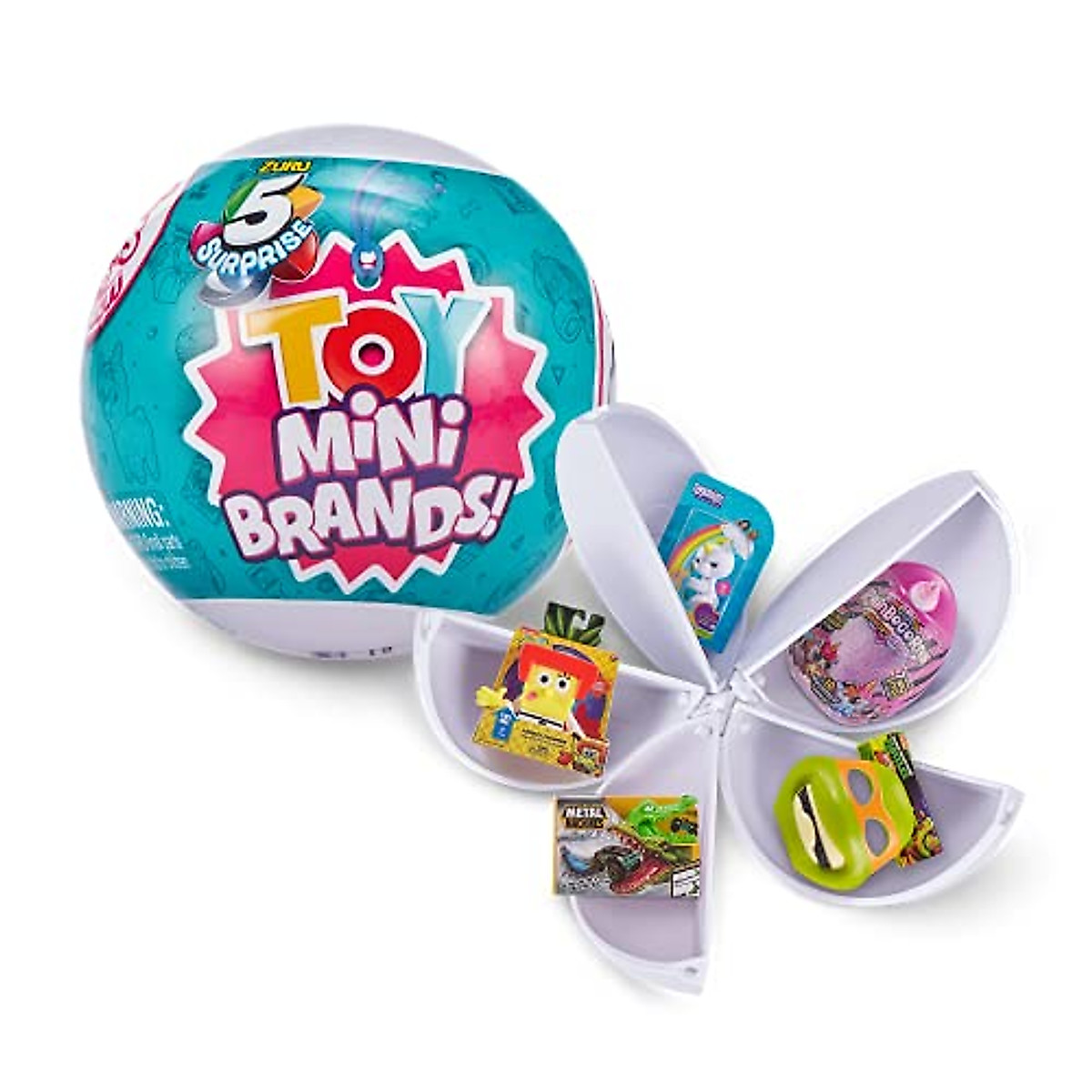 5 Surprise Toy Mini Brand Series 1 Collector's Kit - Amazon Exclusive Mystery Capsule Real Miniature Toys by Zuru (3 Capsules + 1 Collector's Case), Multicolor