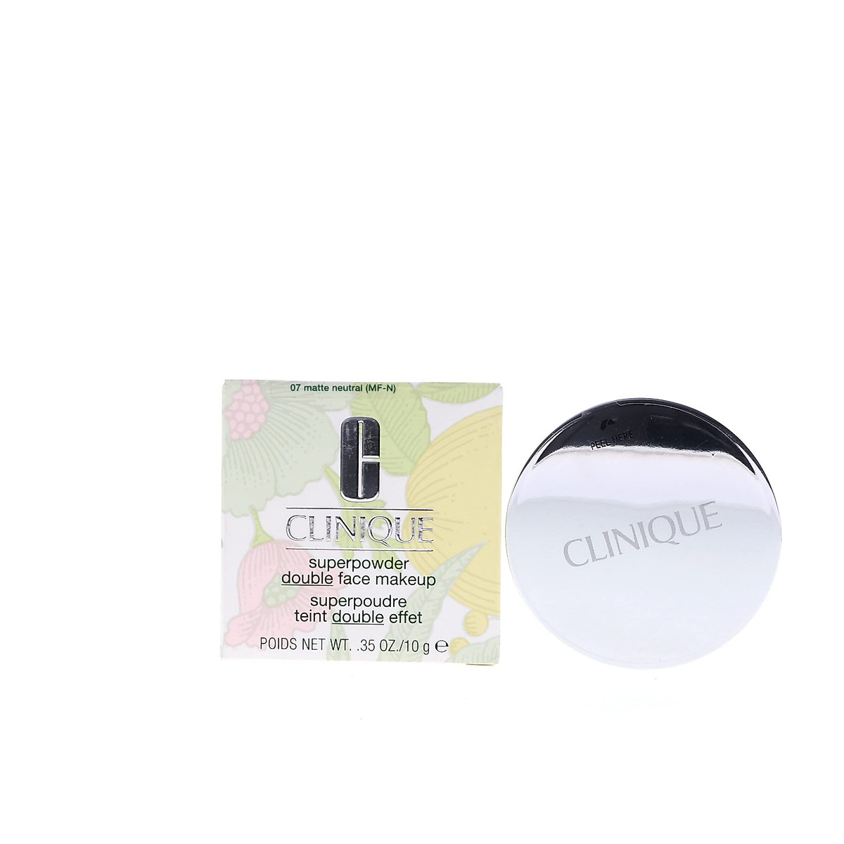 Clinique SuperPowder Double Face Makeup Powder Compact .35 oz, Matte Neutral