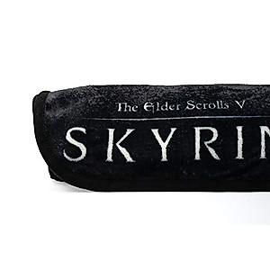 JUST FUNKY The Elder Scrolls Skyrim Video Game Fleece Throw Blanket | Skyrim Soft Blankets and Throws | Official The Elder Scrolls Skyrim Throw Blankets | Measures 60 x 45 Inches