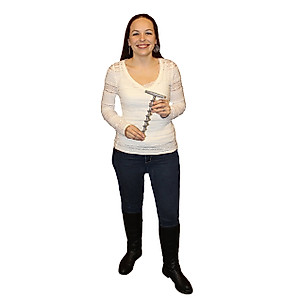 Penetrator 9" Aluminum Earth Screw Anchor with Built in T-Handle-Holds up to 200lbs