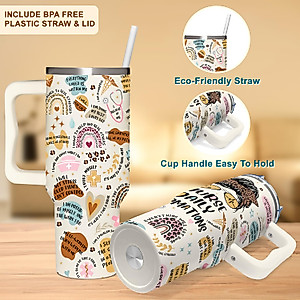 TAMUNBEE Nurse Gifts for Women - Nurse Week, Mothers Day, Birthday, Christmas, Graduation Gifts for Nurses - 40Oz Tumbler With Handle & Straw