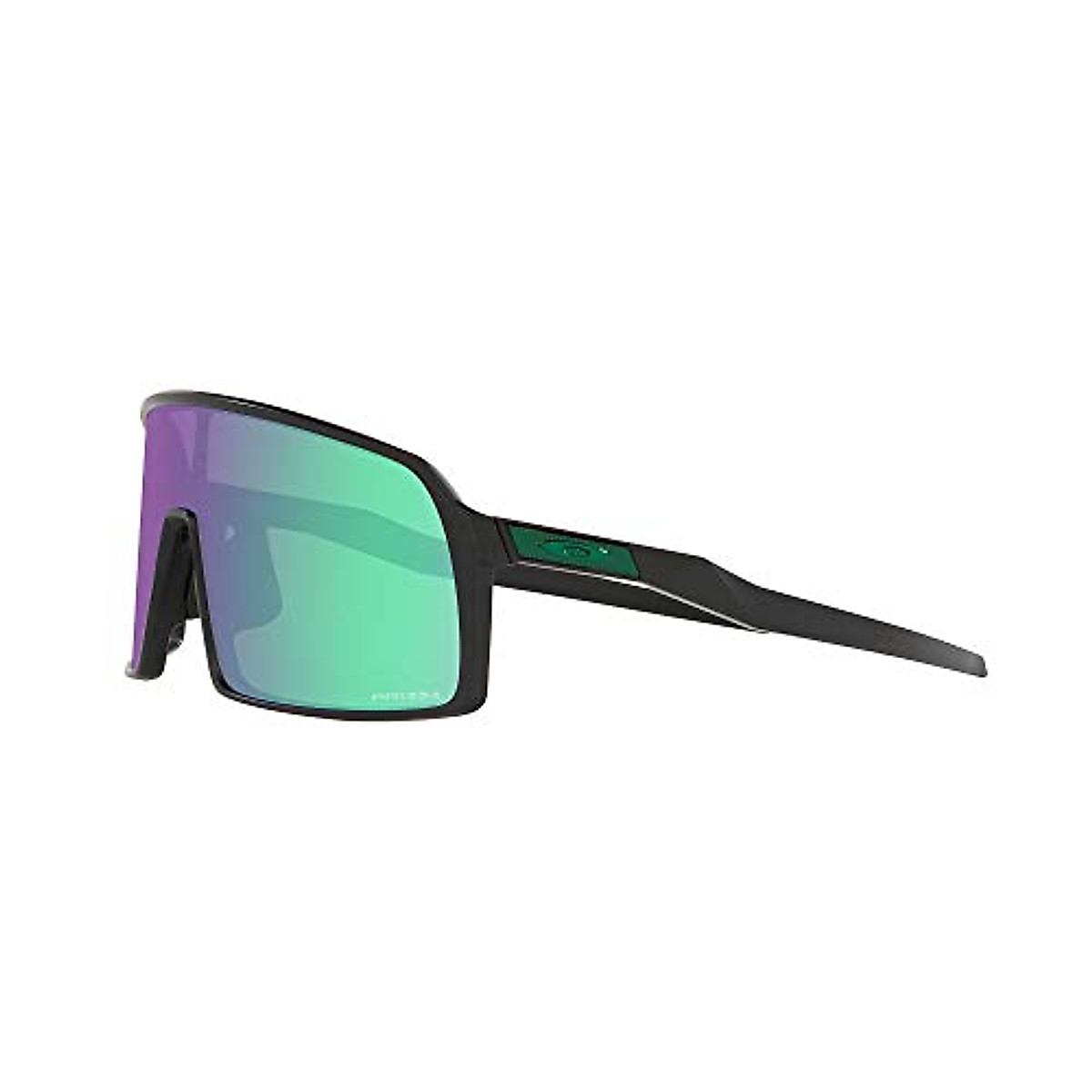 Oakley Men's OO9406 Sutro Rectangular Sunglasses, Matte Black/Prizm Road Jade, 37 mm