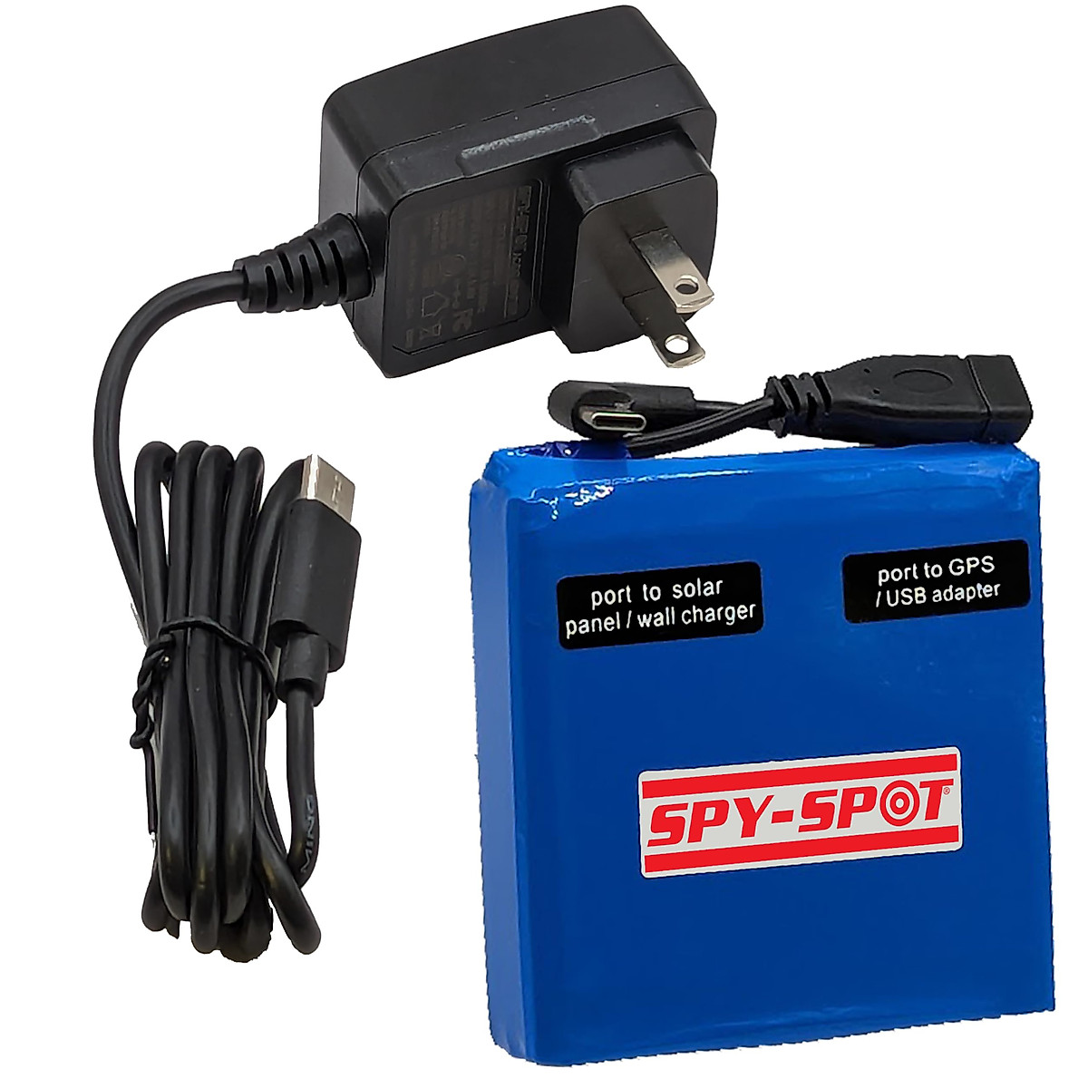SpySpot Extended Slim Battery for GPS Trackers with Magnetic Mount Case - Works with 4G LTE 3G,GL 200,GL 300, GL300W, GL-300MA GL300MG, GL320MA Track I - Includes Battery Charger