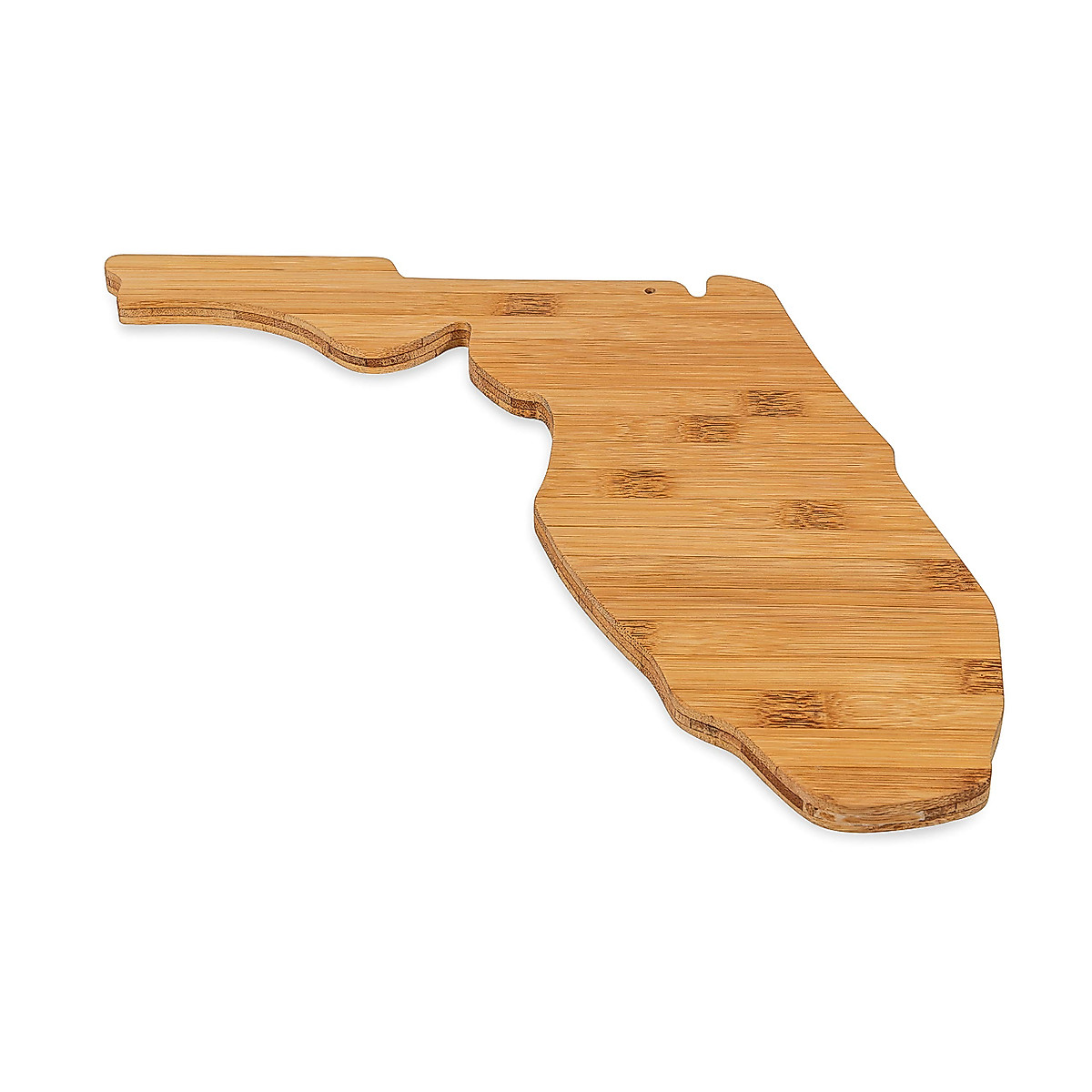Camco 53111 Bamboo Cutting Board, Florida-shaped - Perfect for Kitchen Use or Wall Decoration - Moisture Resistant