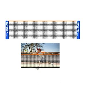 Portable Badminton Net Set for Tennis, Soccer Tennis, Kids Adult Volleyball Training Net Indoor/Outdoor Sports Net for Garden Court Beach Backyard