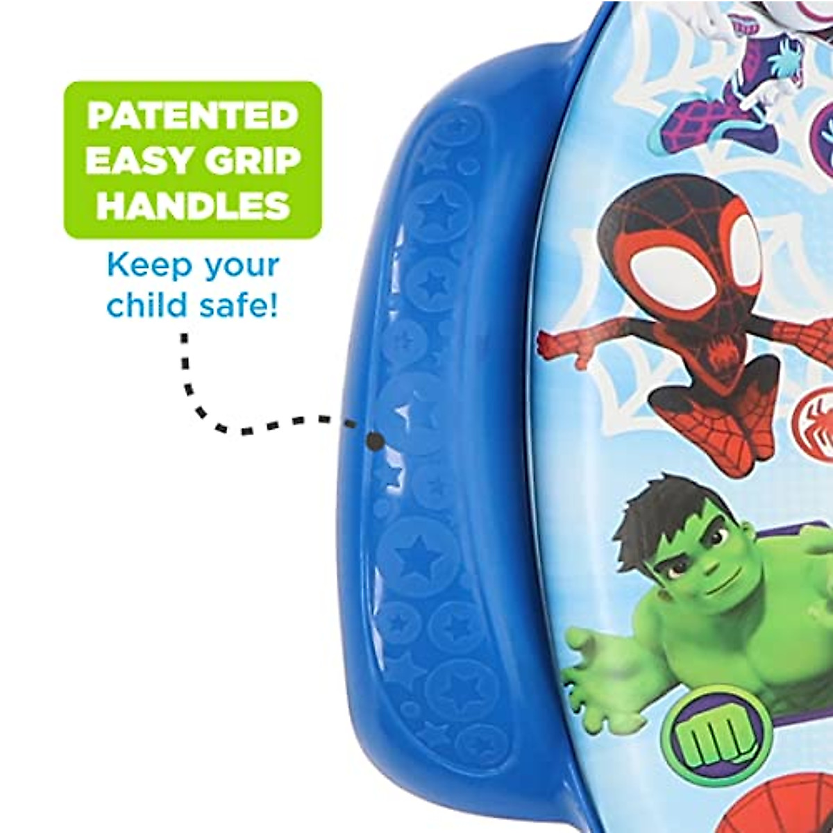 Spidey and His Amazing Friends "Team Up" Soft Potty Seat and Potty Training Seat - Soft Cushion, Baby Potty Training, Safe, Easy to Clean
