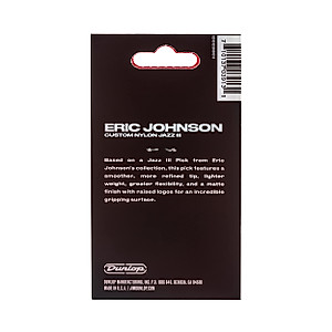 Dunlop 47PEJ3N Eric Johnson Classic Jazz III, Red, 1.38mm, 6/Player's Pack