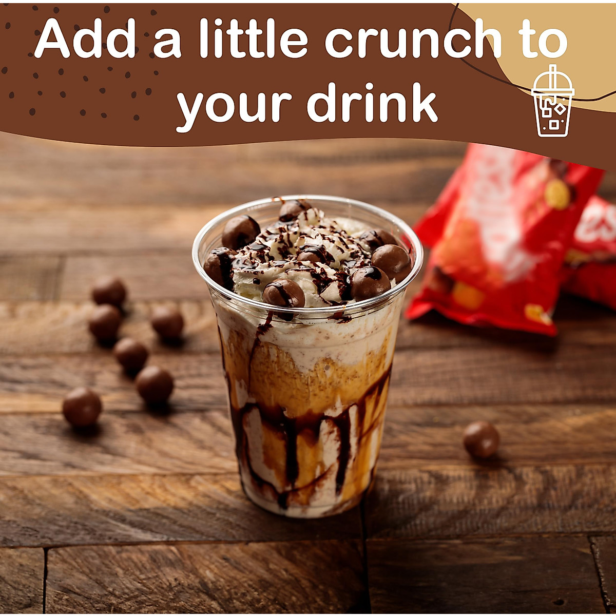 Maltesers Chocolate Balls 37 gram bags - Honeycomb Spheres Covered In A Creamy Layer Of Milk Chocolate - The Ultimate Fusion of Creamy Chocolate and Irresistible Crunch (In KH Packaging) (6 pack)