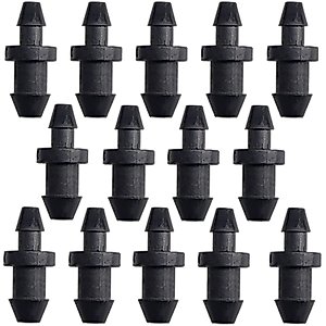 Drip Irrigation Drip Irrigation Goof Hole Plugs 1/4 Inch Tube Closure Irrigation Stoppers for Hose or Tubing End Caps Puncture to Insert Fittings for Home Garden Lawn Supplies (150)