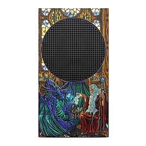 Head Case Designs Officially Licensed Ed Beard Jr Wizard Friendship Dragons Vinyl Sticker Gaming Skin Decal Cover Compatible with Xbox Series S Console and Controller Bundle