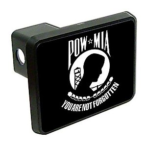 Slap-Art Pow Mia Military 2" Tow Trailer Hitch Cover Plug