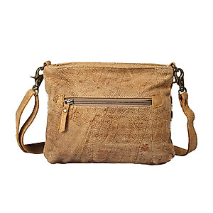 Myra Bag Vintage Bygone Leather & Cowhide Crossboy Bag S-1212