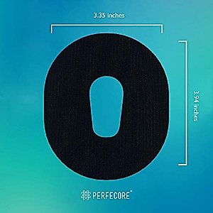 Adhesive Bandage Patches Compatible with Dexcom G6 (30-Pack Set) – Waterproof, Sweatproof Continuous Glucose Monitor Sensor Cover Tape for Sensitive Skin – Diabetes and Diabetic Supplies – Black