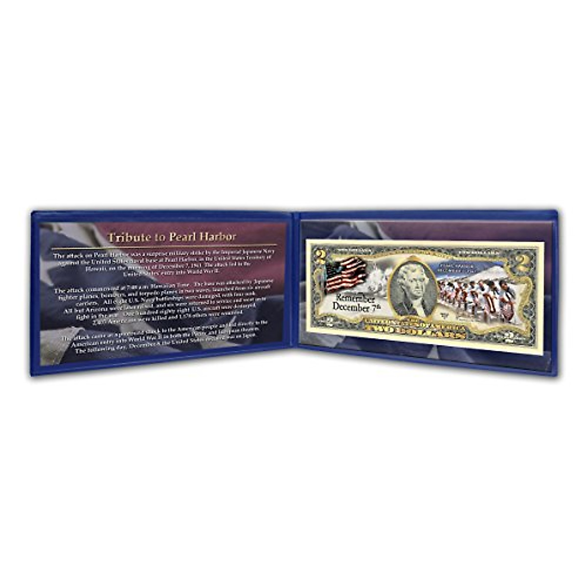 Pearl Harbor Two Dollar Bill Folder