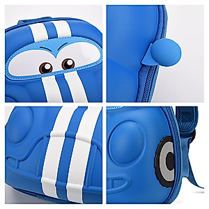 Car Toddler Backpack,Bookbags for Boy Preschool,Kids 3D Cartoon Backpack Daycare(Blue)