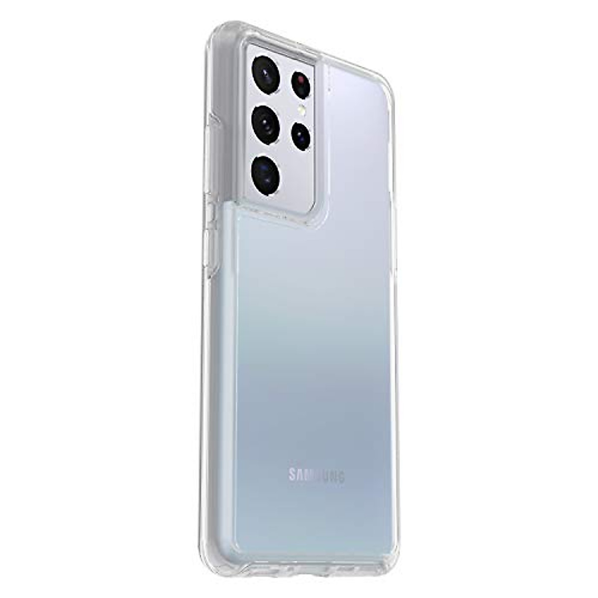 OtterBox for Samsung Galaxy S21 Ultra 5G, Sleek Drop Proof Protective Clear Case, Symmetry Clear Series, Clear - Non-Retail Packaging