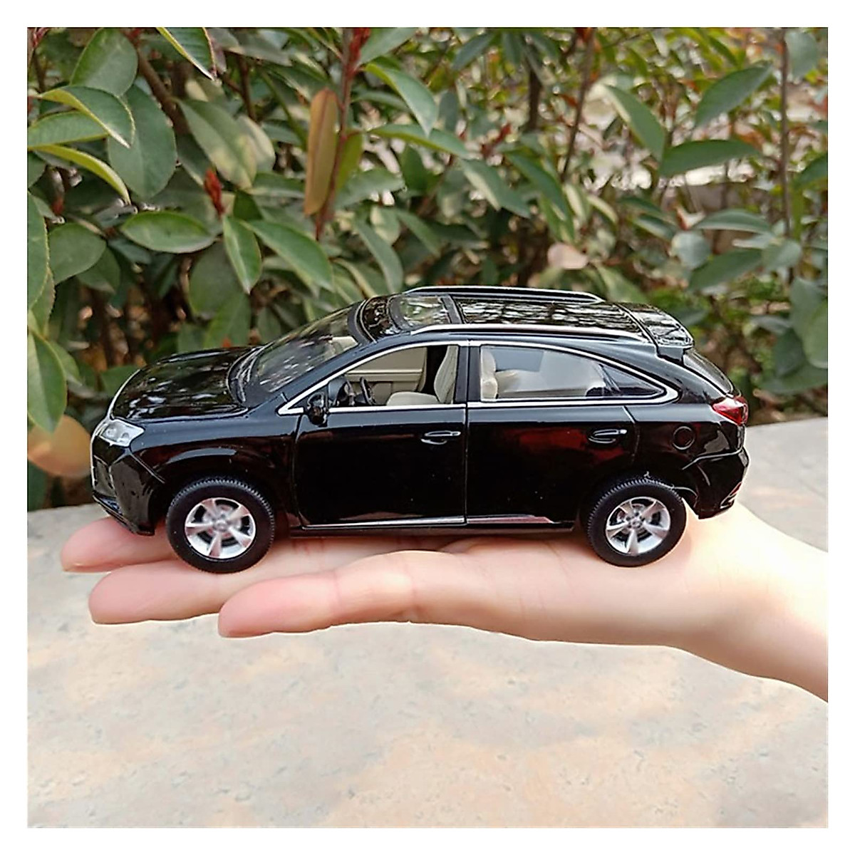 Sesame flowering Model Cars for Lexus RX350 1:32 Alloy Car Sound and Light Die Cast Model Toy Car Diecast Cars ( Color : 2 )