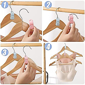 Hawtrytoa 50pcs Space Saving Clothes Hanger Connector Hooks Super Space Saving for Closet Coat Hooks for Hanging,Thicken Space Saving Hangers Clothes Hangers Space Savers (50 White)