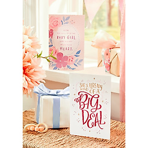 American Greetings Baby Shower Card for Girl (Count Down the Days)