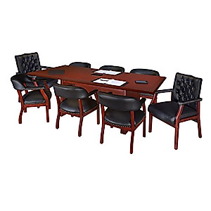 Regency Prestige 96 by 48-Inch Conference Table with Power Data Grommet, Mahogany