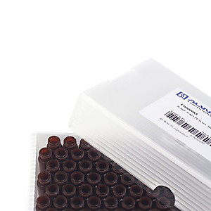 PEKYBIO Polypropylene Micro Vial 0.3 ml, Amber, 9-425 Screw Thread, 12X32 mm, Pack of 100