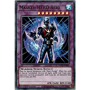 Masked HERO Acid - TOCH-EN045 - Super Rare - 1st Edition