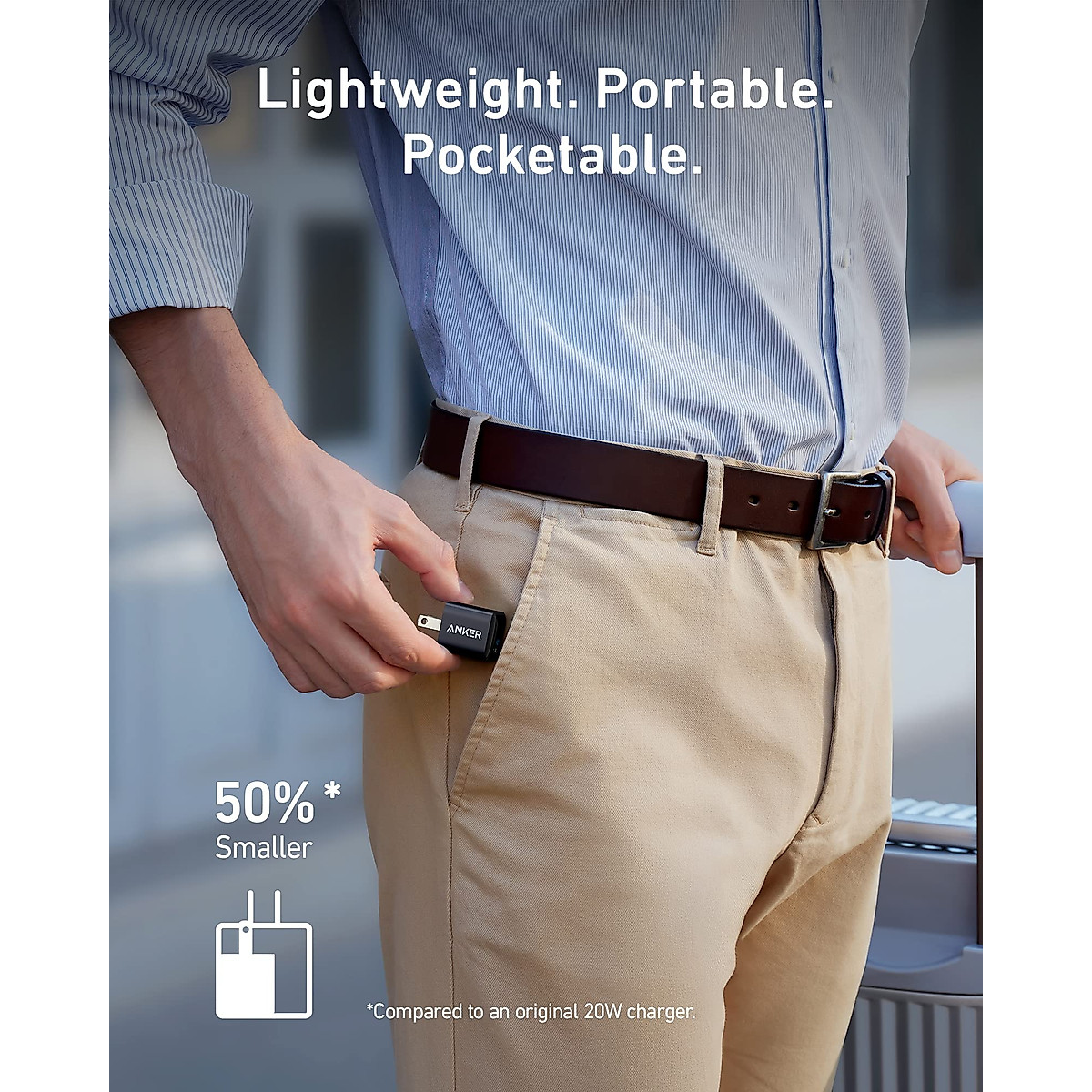 Anker USB C 20W, 511 Charger (Nano), PIQ 3.0 Durable Compact Fast Charger for iPhone 13/13 Mini/13 Pro/13 Pro Max/12, Galaxy, Pixel 4/3, iPad/iPad Mini (Cable Not Included)