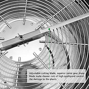 PROFECTUS 6-Pack 19" Leaf Bowl Trimmer Replacement Stainless Cutting Serrated 3 Straight Blades & 3 Serrated Blades