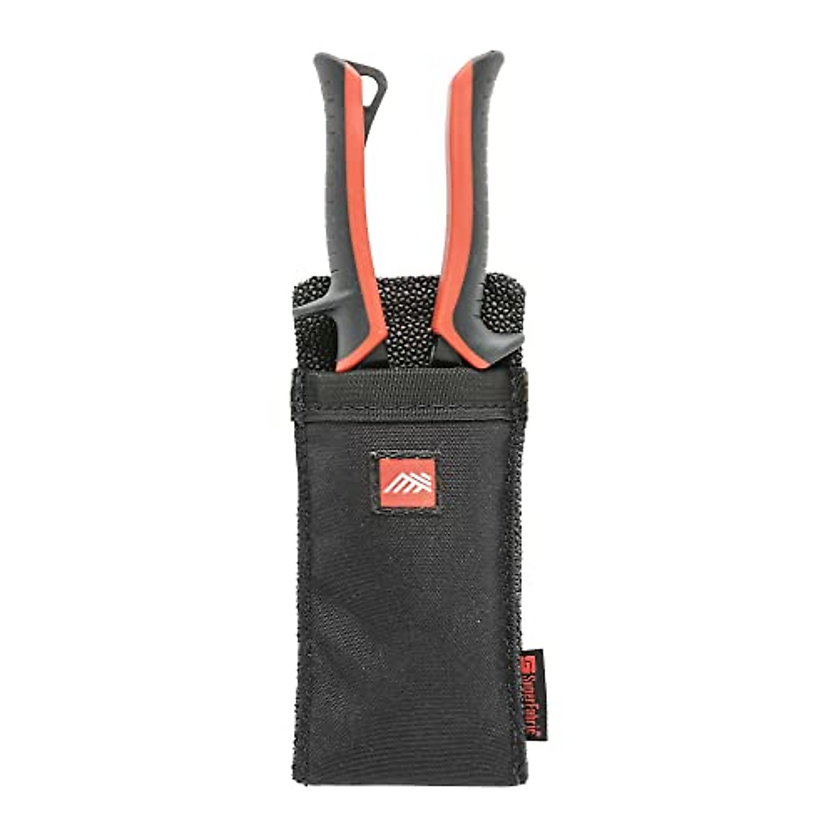 Diamondback Utility Sheath - Tool Belt Pouch for Utility Knife, Chisel or Jab Saw - Clip-On Utility Pouch Tool Holster - Multitool Sheath for Carpenters, Roofers, Framers & Drywallers (9.5"x1.75"x7")