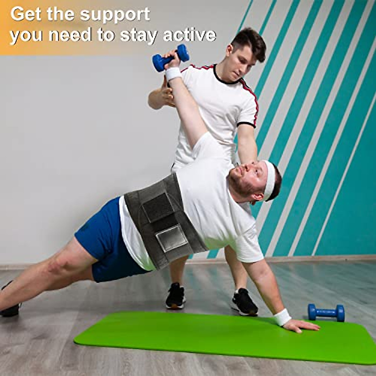 ABACKH Back Brace for Lower Back Pain - Lumbar Support Belt for Women & Men - Relief Back Pain,Lower Back Pain Relief for Herniated Disc, Sciatica, Scoliosis,Lower Back Belt 5XL(53"-65")