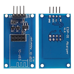 AITRIP 10PCS ESP8266 Serial Wi-Fi Wireless ESP-01 Adapter Module 3.3V 5V Compatible for Arduino