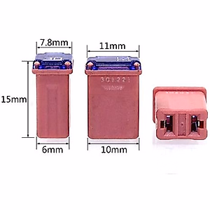 10 Pack 608830 30 Amp Micro Cartridge Fuses Micro Fuse FMM Mcase Micro Female Fuses