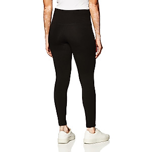 Jockey Womens Cotton Stretch Basic 7/8 Leggings, Deep Black, X-Large US