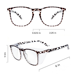 JOO'RTI Safety Glasses Goggles Anti Fog Proof Eye Protective Eyewear Protection Nurse Medical Spoggles Uv Lab Ppe Glases Googles Z87 Side Shield Surgical Prescription Snoggles Fashion