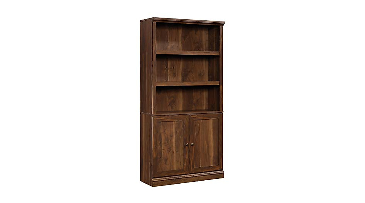 Sauder Grand Walnut Bookcase - Stylish & Functional