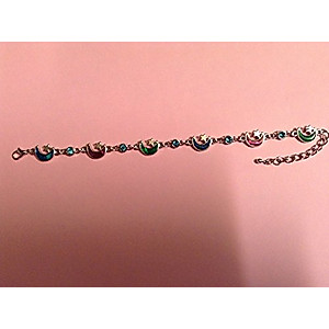 SHELL OF THE SEA, MOON PAUA SHELL & CZ STONE INLAYED BRACELETS